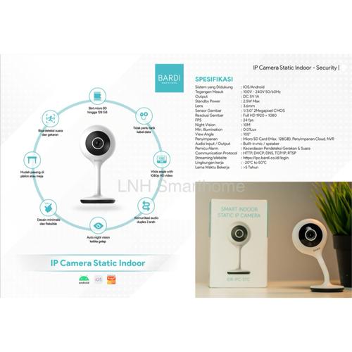 Jual BARDI SMART IP CAMERA CCTV INDOOR STC-BUNDLING MICRO SD VGEN 64 ...