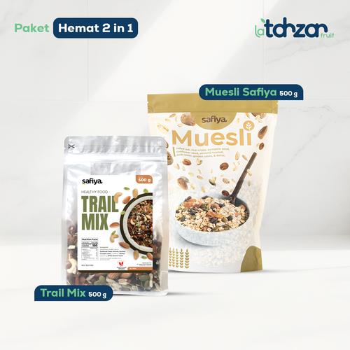 Promo [Paket Hemat 2in1] Muesli Safiya 500 gr + Trail Mix Safiya 500 gr ...