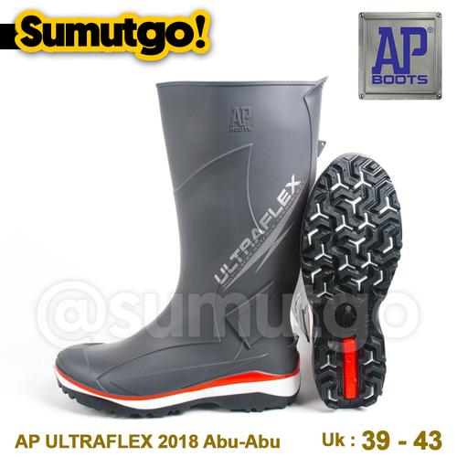 Jual AP Boots ULTRAFLEX 2018 Abu Sepatu Karet PVC Boot Proyek Tinggi ...