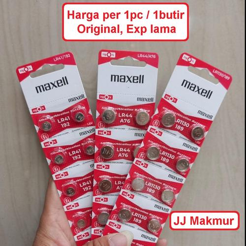 Promo Baterai Maxell LR41 192 / LR44 A76 / LR1130 189 Battery Original 1.5v - LR41 - Jakarta ...