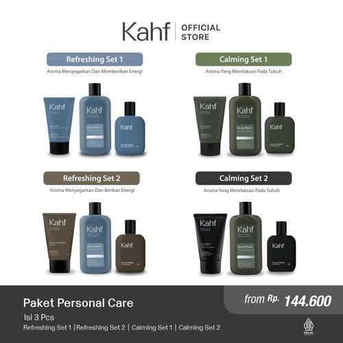 Promo Kahf Paket Personal Care Isi 3pcs - Face Wash, Body Wash, & EDT ...