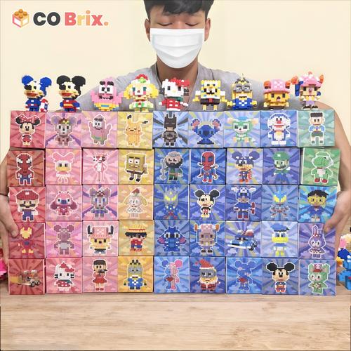 Jual (COD) Mainan Anak Micro Block Karakter Marvel Disney Anime Kartun ...