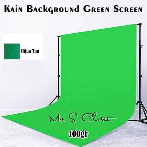 Jual Kain Background Green Screen / Kain Spunbond Hijau / Kain Hijau ...