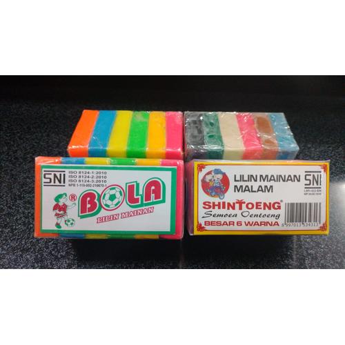 Jual Plastisin Lilin Mainan Anak SNI Malam Besar Hobi Bermain Kreasi ...