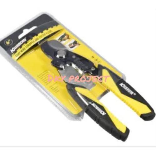 Jual TANG KUPAS KABEL / WIRE STRIPER AND CUTTER 6 INCH KRISBOW ...