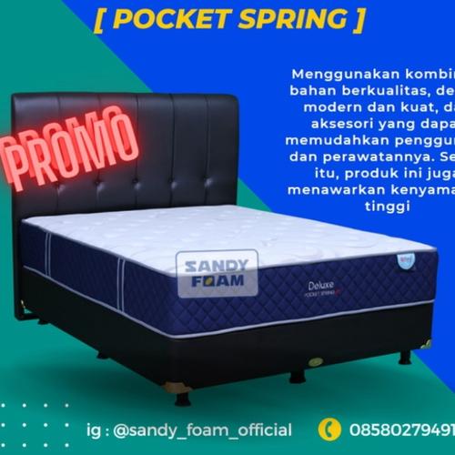Jual SPRING BED DELUXE POCKET SPRING BED MINIMALIS SPRING BED CENTRAL ...