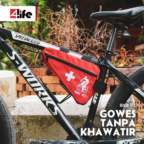 Jual Tas P3K Sepeda / 4Life Bike Kit / Tas P3K Frame Segitiga / Frame ...