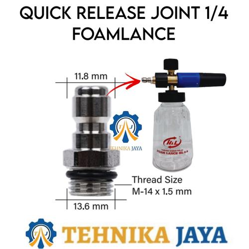Jual Quick Release Drat Foam Lance 1/4 - M14 FEMALE+MALE - Jakarta ...