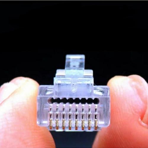 Jual Konektor RJ45 connector RJ 45 Easy Crimp Anti gagal CAT 5 CAT 6 ...