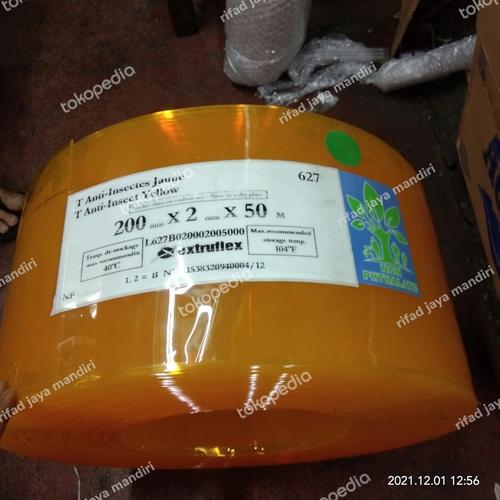 Jual Tirai pvc curtain extruflex anti insectes jaume yellow ...