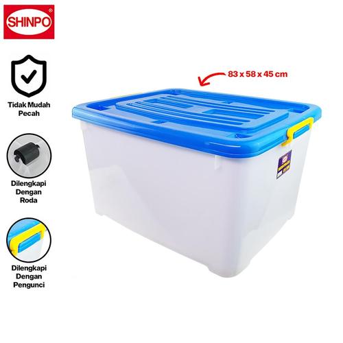 Jual XY inpo150 Liter Container Box EzyBox 150L ada 8 Roda Tebal Kuat ...