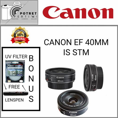 Jual LENSA CANON EF 40MM F2.8 STM / CANON LENSA CANON EF 40MM F2.8 IS ...