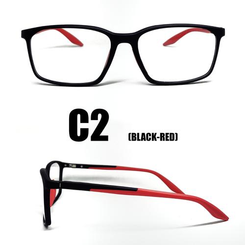 Jual Frame Kacamata Pria / Wanita Original 0612 Model Kotak Lebar Frame ...