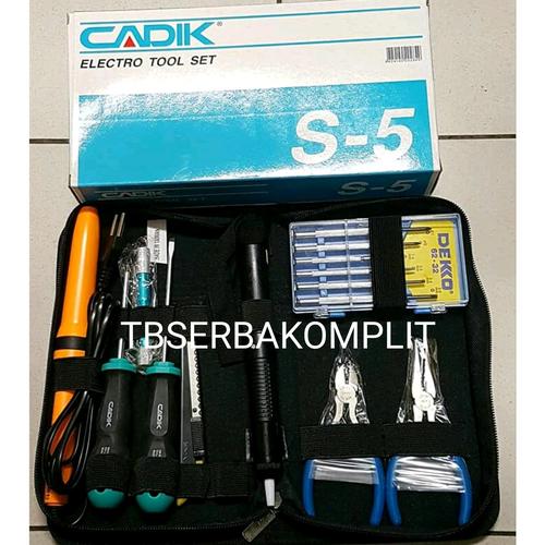 Jual Cadik S5 Tool Kit set elektro Teknisi elektronik cocok S 5 Toolkit ORI - Jakarta Utara ...