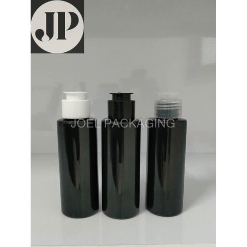 Jual BOTOL FLIPTOP 100ML HITAM MODEL JAMUR RF 100 ML FLIP TOP PET BLACK ...