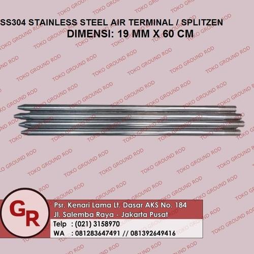 Jual 19 mm x 60 CM - Stainless Steel Air Terminal / SPLITZEN - Jakarta ...
