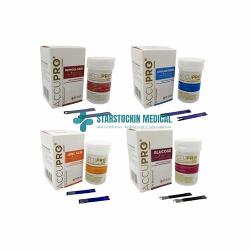 Jual Strip Test Accupro 4 in 1 Accu Pro Gula Darah Asam Urat Kolesterol ...