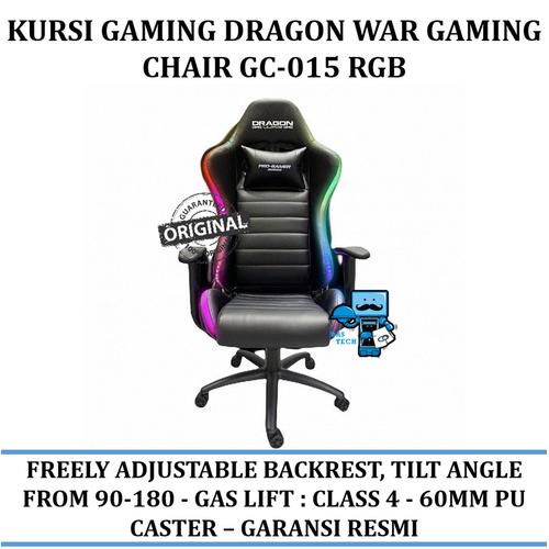 Promo Kursi Gaming Dragon War Gaming Chair GC-015 RGB Cicil 0% 3x ...