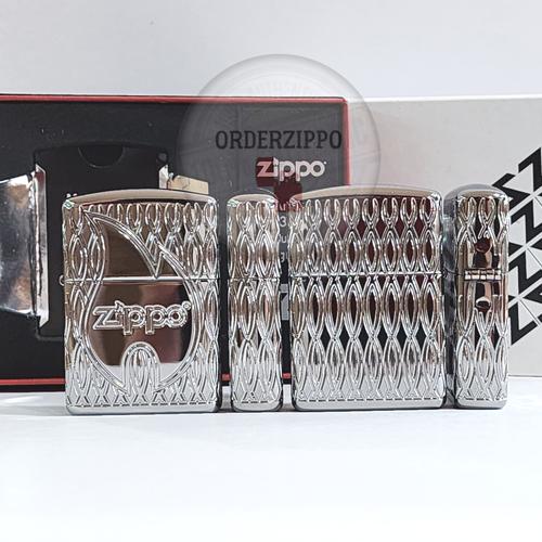 Jual Zippo Original Armor Zippo Flame Design 4 Sisi 48838 - Jakarta ...