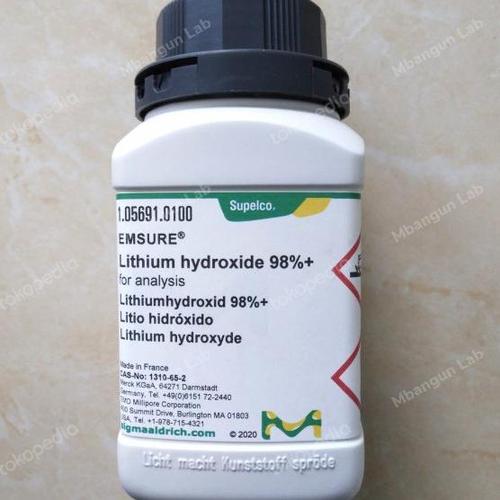 Jual lithium hydroxide EMSURE® merck 100G - Jakarta Pusat - Halo ...