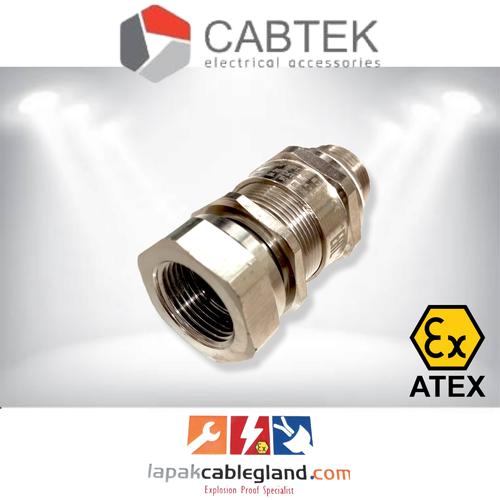 Jual CABTEK Cable Gland Explosion Proof 25 A2FRF M25(M)-3/4"NPTF for ...