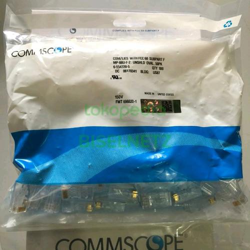 Jual Konektor RJ-45 Cat5 Commscope - Kota Bandung - BISELNETZ | Tokopedia