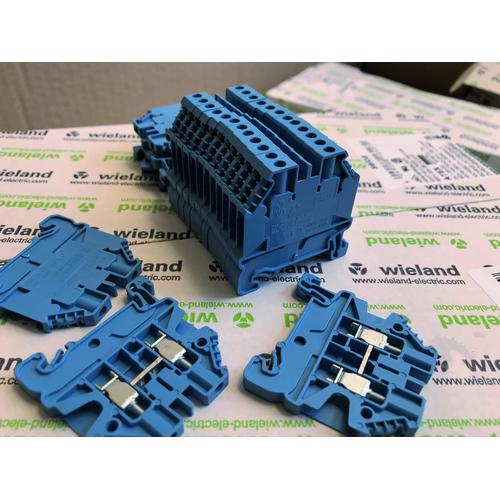 Jual Terminal Block Wieland WT-4BL, 4mm 1000V 32A Blue (58.504.0055.6 ...