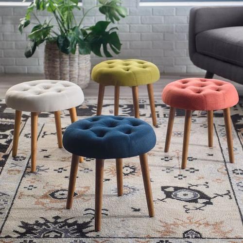 Jual Kursi Stool Bulat Jati Minimalis Modern Kursi Stool Jok Keluarga ...