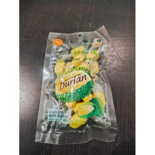 Jual Permen Lunak Rasa Durian Musang King 120g / Permen Durian Musang ...