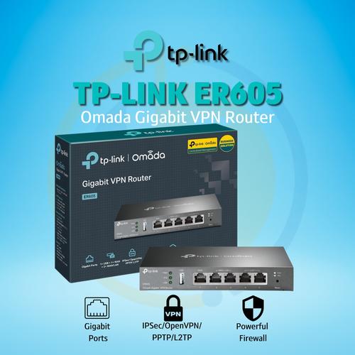 Jual TP-LINK ER605 OMADA GIGABIT VPN ROUTER - Kab. Bekasi - Karawang ...