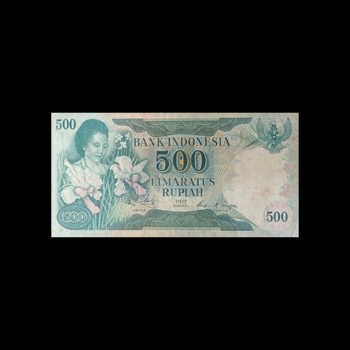 Jual Uang Kertas Indonesia Rp 500 Tahun 1977 Langka Incaran Banyak ...
