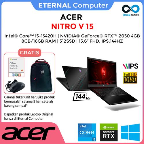 Jual ACER NITRO V 15 I5 13420H RTX2050 4GB/ RAM 8GB 512GB SSD WIN 11 ...