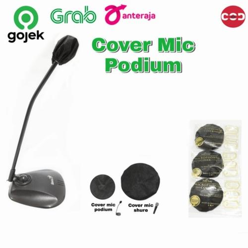 Jual Sarung Mic Rapat Meja Podium / Bahan Kain / Cover Microphone Kecil - Jakarta Barat - COD ...