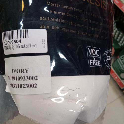 Jual NAT KRAMIK DEMIX D2 TILE GROUT ACID REPELLENT 1KG - IVORY - Kab ...