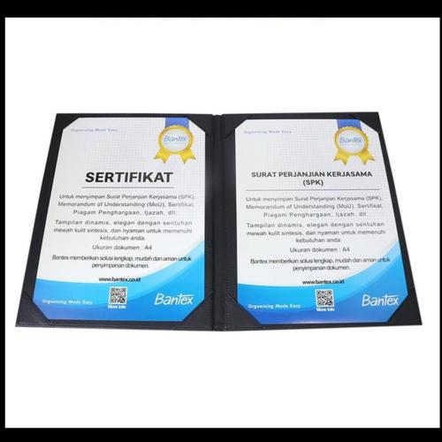 Jual DISPLAY BOOK EXECUTIVE FOLDER BANTEX A4 7412 BLACK & BROWN - BLACK ...