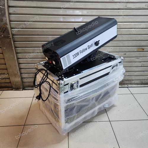 Jual LAMPU SOROT PENYANYI FOLLOW SPOT 330W LED MANUAL FREE HARDCASE ...