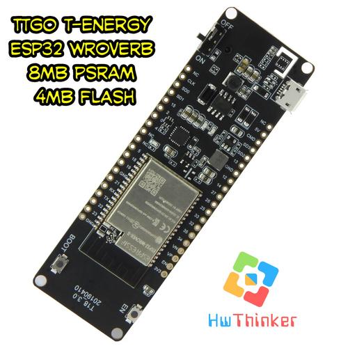 Jual TTGO T-Energy ESP32 ESP32-WROVER-B Flash 4MB PSRAM 8MB Holder 18650 - Kota Surabaya ...