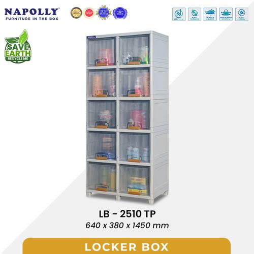 Jual Lemari Plastik Tingkat Susun Napolly Locker Box - 2 Susun ...