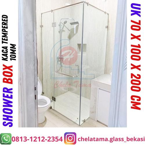 Jual shower box kamar mandi kaca Tempered 10 mm Mulia Glass - Kab ...