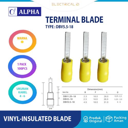 Jual Skun Tusuk Gepeng DBV 5.5-18 Sekun Pin Blade - 1.25-18 - Kota ...