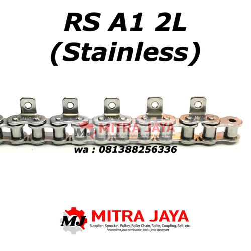 Jual RANTAI RS 50 A1 2L STAINLESS SS SINGLE ROLLER CHAIN KUPING ...