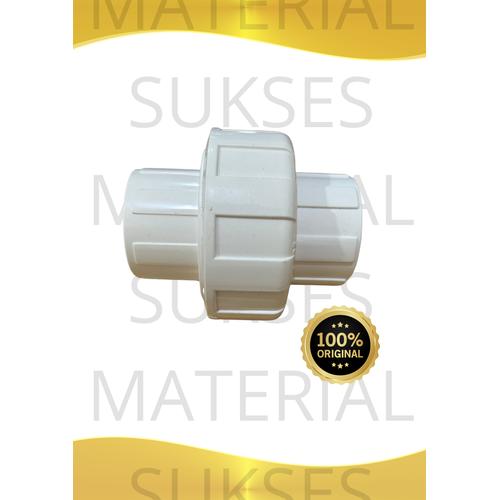 Jual WATERMUR PVC CISAL 3/4" INCH / WATER MUR POMPA UNION FITTING PIPA ...