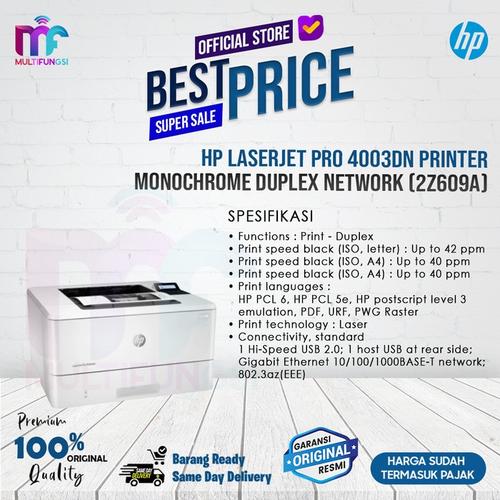 Promo Printer HP Laserjet Pro 4003dn (Pengganti M404dn) Garansi Resmi ...