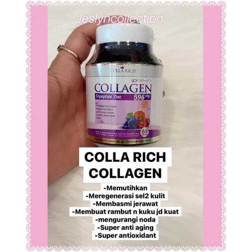 Jual COLLAGEN Tripeptide Zinc Plus VITAMIN C ORIGINAL COLLA RICH COLLAGEN - Kota Tangerang ...