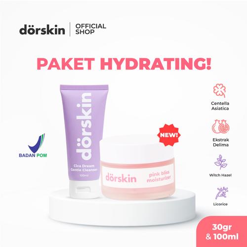 Promo Dorskin Pink Bliss Moisturizer X Cica Dream Cleanser - Kab ...