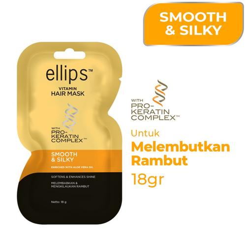 Jual Ellips Vitamin Hair Mask Pro Keratin Complex Smooth & Silky Sachet ...