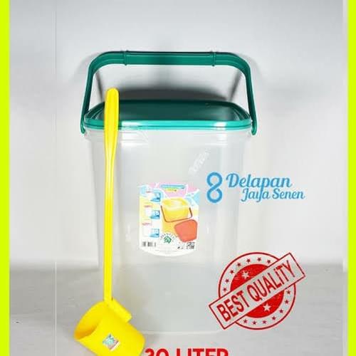 Jual Abella 30L + Gayung Toples Segi Kotak Jumbo Besar Serbaguna ...