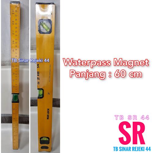 Jual Waterpass Magnetic 60 cm WaterPas 24 inch Alumunium Magnet Water ...