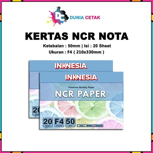 Jual Kertas Karbon Nota F4 / Kertas NCR Folio / Kertas NCR 50 gsm ...