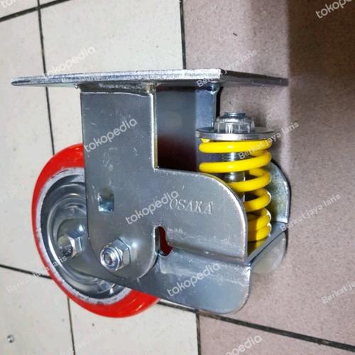 Jual roda troli Pu spring 8 inch mati - Kota Tangerang - Berkat jaya ...